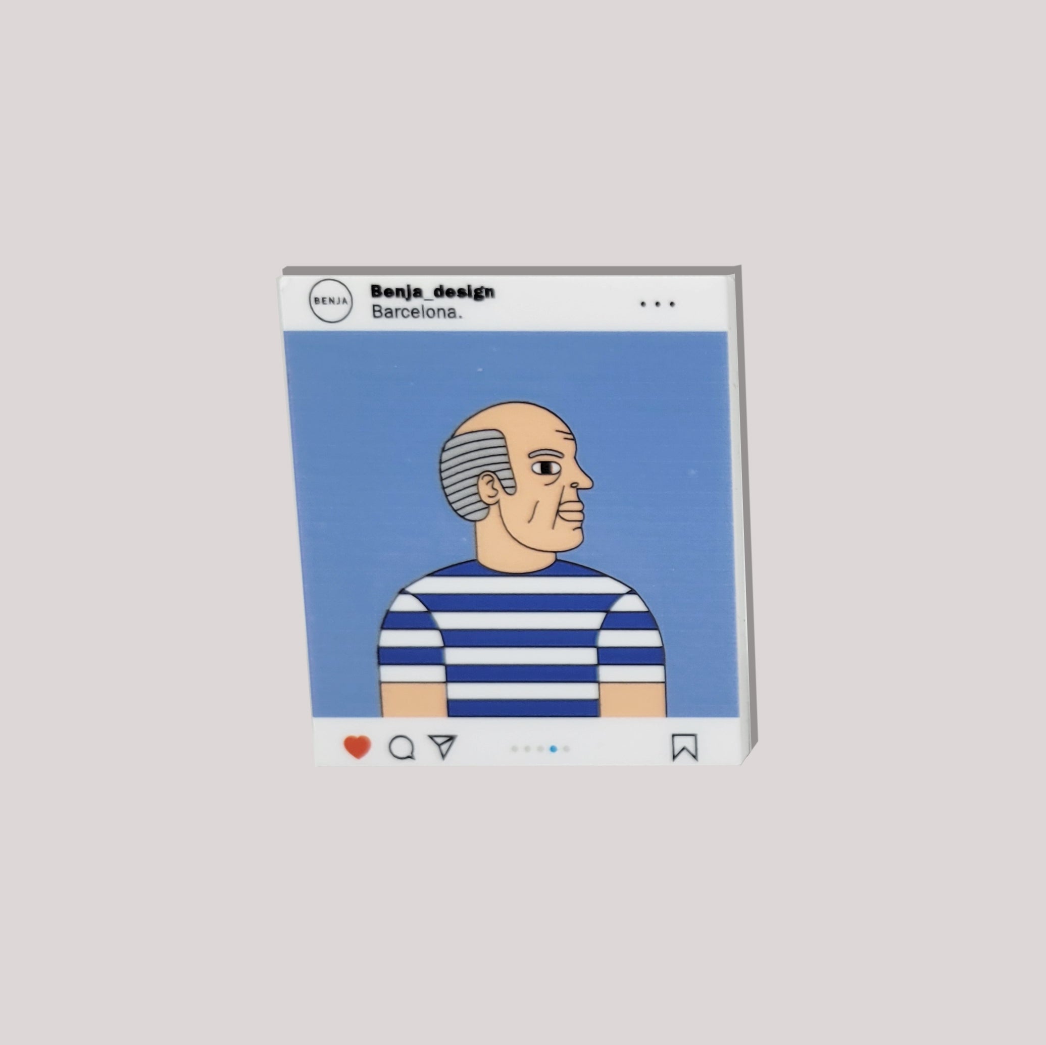 Pablo Picasso Acrylic Magnet – mpbimage